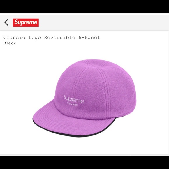 Supreme | Accessories | Supreme Classic Logo Reversible 6panel New ...